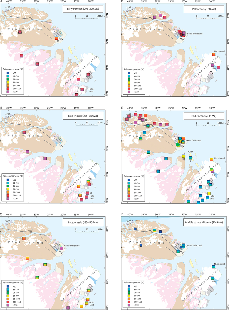 Thermo-tectonic development of the Wandel Sea Basin, North Greenland