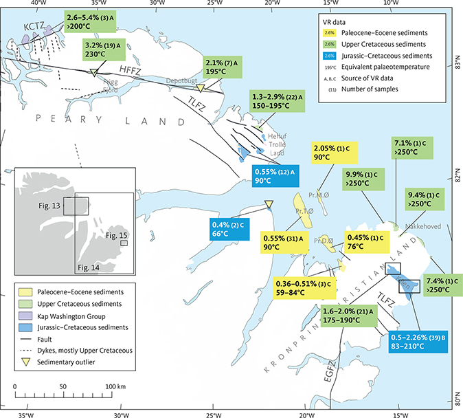 Thermo-tectonic development of the Wandel Sea Basin, North Greenland